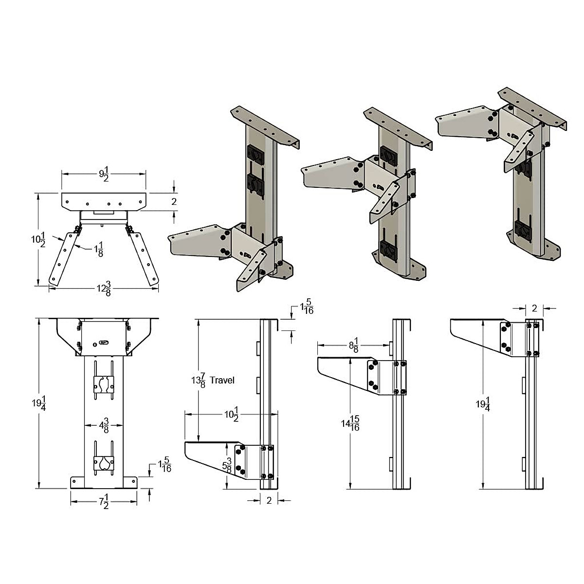 Bear Hollow Supply Touch Release Sewing Machine Air Lift, SML1