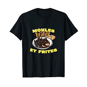 Moules Et Frites, Christmas Stocking Stuffer, Moules, Mussel T-Shirt