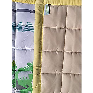 Baby Play Mat, Animals of The World, 60x60 Inches 100% Cotton Machine Washable