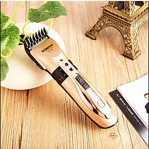 Professional Hair Clippers, Rechargeable Hair Clippers Set, Low Noise Haircut Trimmer Professional Hair Clippers with 4 Guide Combs Brush for Men/Kids/Baby