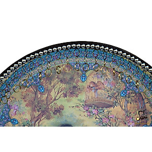 Persian Painting Daf, Deff, Def, Erbane, Bendir With Soft Case NDR-155