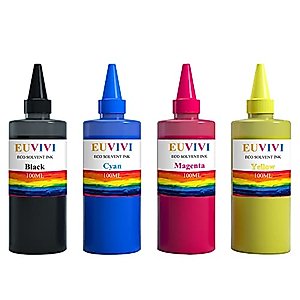 Eco Solvent Ink for Epson ecosolvent Printer WF7710 WF7720 WF7820 ET 2720 ET 2760 ET 2750 ET 4700 ET 2800 ET 2803 ET 2850 ET 15000 Water Based ecosolvent Ink 400ML