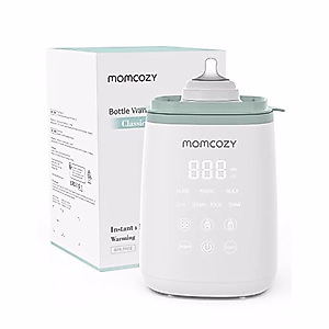 Momcozy Smart Baby Bottle Warmer, Fast Baby Milk Warmer with Accurate Temperature Control and Automatic Shut-Off, Multifunctional Bottle Warmers for Breastmilk or Formula