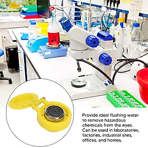 Stylebest Eye Wash Station, Emergency Eyewash Stations Faucet Mounted for Sink Attachment Eye Flush Unit Eye Wash Solution for First Aid for Lab Factory Industry Site, Office and Home