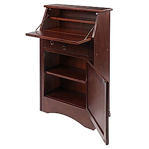 Winsome Wood Regalia Home Office, Walnut, Secretary Desk