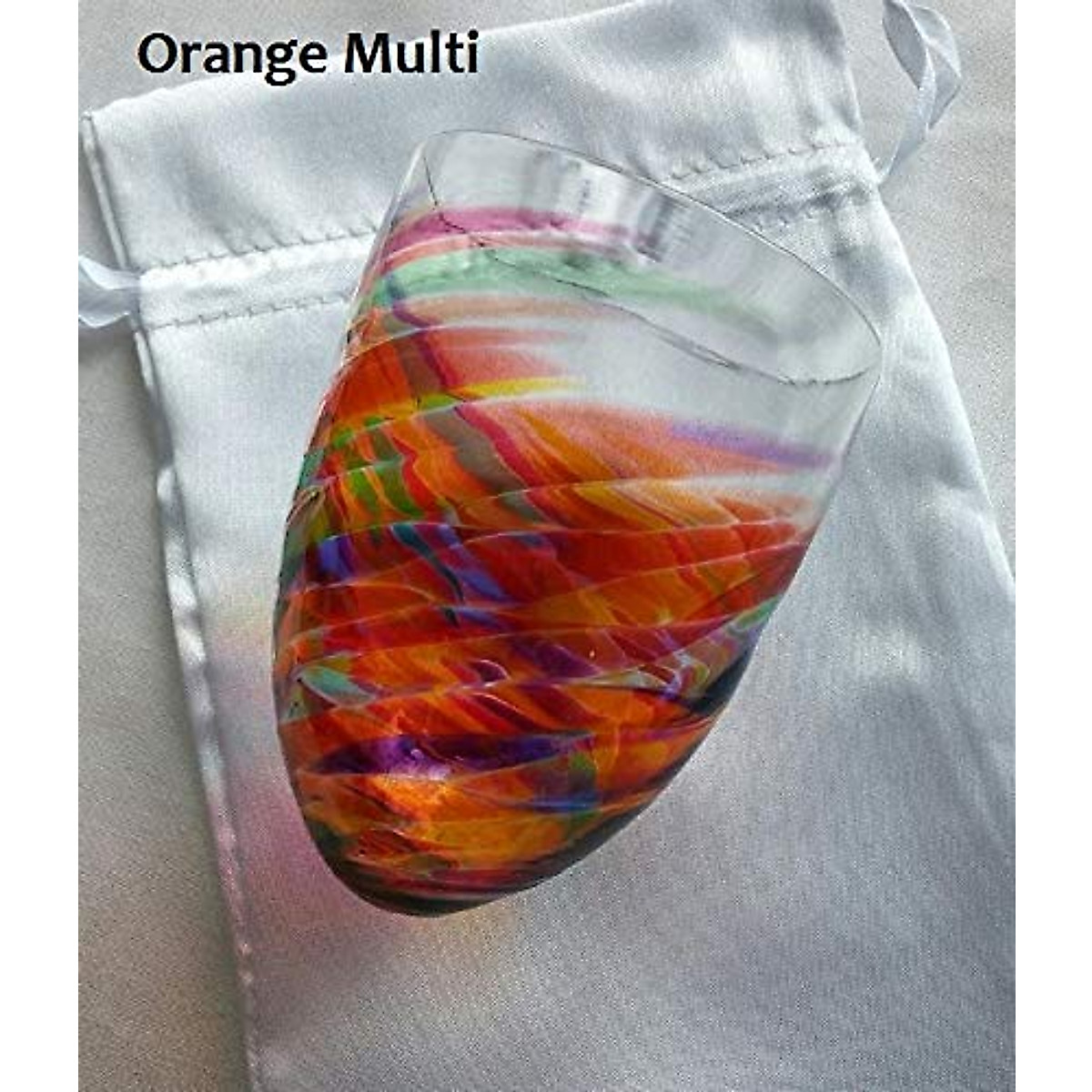 Jewish Wedding Glass to Break - Violet Multi