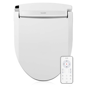Brondell EM617 Swash Elongated Electronic Bidet Seat, Fits Elongated Toilets, White