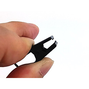 yueton 60pcs Black Metal Hook Clips Hanging Curtain Clip Hanger