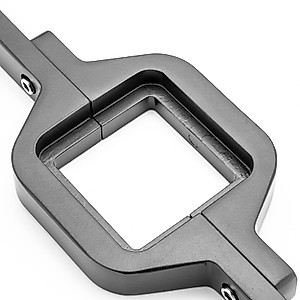 Dasen Universal Tow Hitch Receiver Light Bar Mount Bracket Compatible with Dual LED Cube/Work Lights Pod Backup Rear Reverse Truck Trailer SUV Off-Road