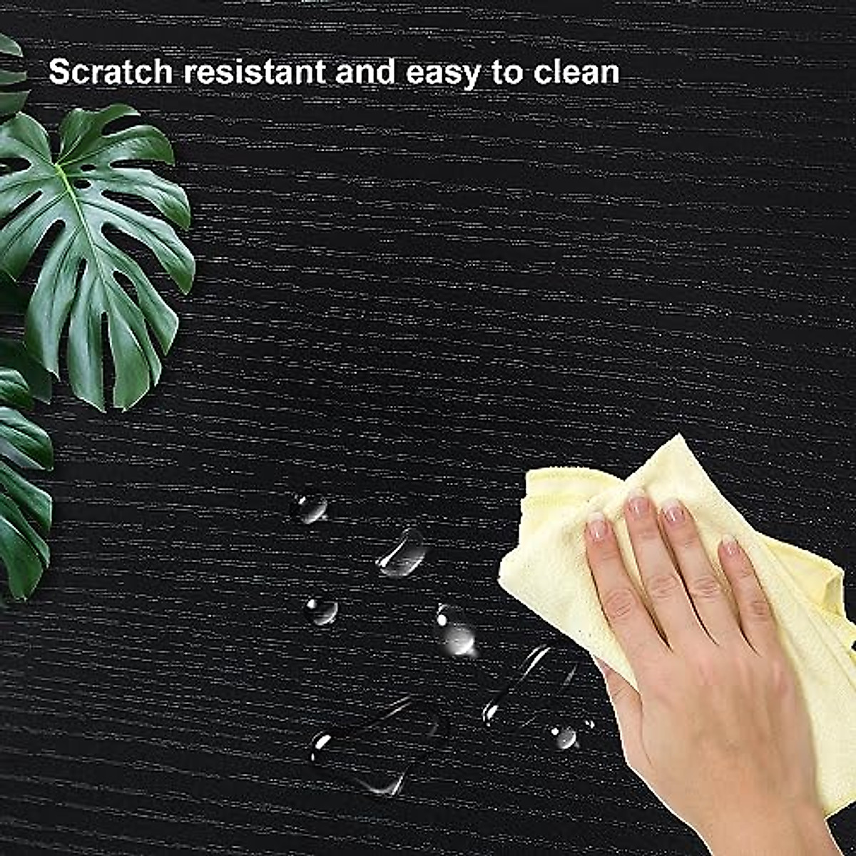 Tantmis Industrial TV Stand with Power Outlet for 55/65/70/75 inch TVs, 3-Tier Entertainment Center, TV Console Table with Open Storage Shelves, Wood TV Stand for Living Room, Bedroom, Black