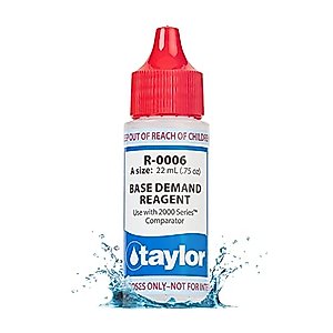 Taylor Technologies R-0006-A Base Demand Reagent 3/4 oz