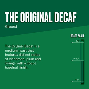 Bulletproof Original Medium Roast Ground Decaf Coffee, 12 Ounces, 100% Arabica Coffee Sourced from Guatemala, Colombia, & El Salvador