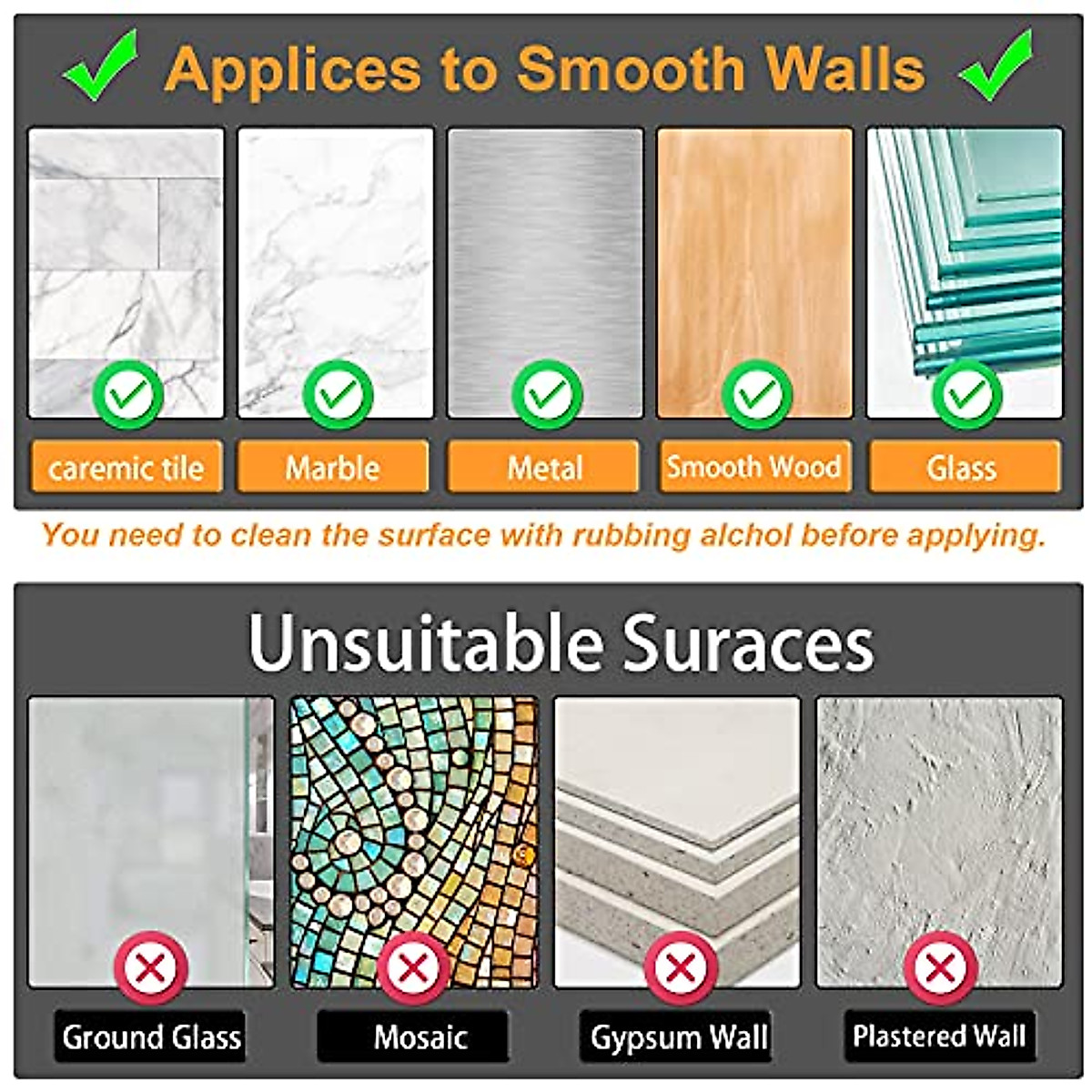 YeeBeny 4PCS Shower Caddy Connectors Suction Cups for Bathroom, 1.8 Inch PVC Plastic Heavy Strength Large Clear Sucker Without Hooks, Replacement Suction Cups Compatible with iDesign