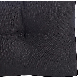 Klear Vu The Gripper Omega Non-Slip Tufted Bench Cushion for Indoor Furniture, Entryway Storage, Bay Window, Corner Nook or Piano Seat, 35 Inches, 02 Midnight