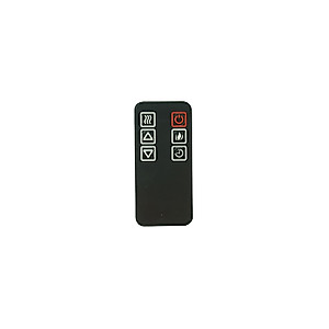 HCDZ Replacement Remote Control for Sunnydaze Decor ZHS-449 Heated Log Electric Fireplace Insert