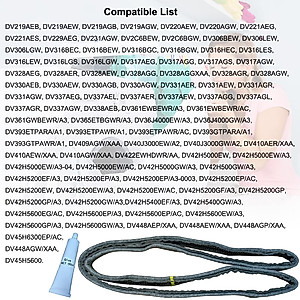DC97-07618A Drum Felt Seal Gasket Kit Replacement AP4453798, EAP4218879, 3998155, PD00025731, PS4218879, DV42H5200EW DV42H5000EW DV45K6500EV DV48H7400EW Compatible with Samsung Dryer