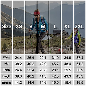 Womens Hiking Pants Quick Dry UPF 50 Travel Golf Pants lightweight Camping Work Cargo Pants Zipper Pockets