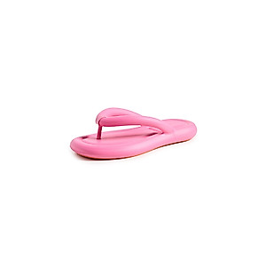 Melissa Women's Flip Flop Free Sandals, Pink/Orange, 7 Medium US