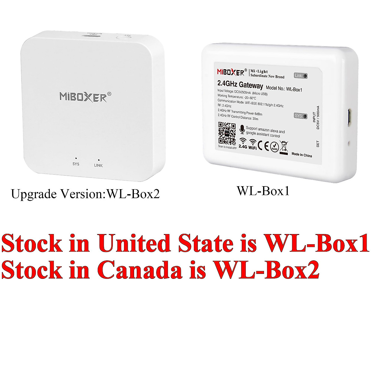 LGIDTECH WL-Box2 Miboxer Gateway hub (Upgrade Version of WL-Box1)