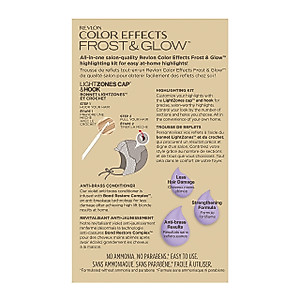 Revlon Permanent Hair Color, Permanent Hair Dye, Color Effects Highlighting Kit, Ammonia Free & Paraben Free, 20 Blonde, 8 Oz, (Pack of 1)