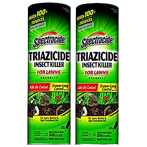 Spectracide Triazicide Insect Killer for Lawns Granules, 1-Pound, Pack of 2