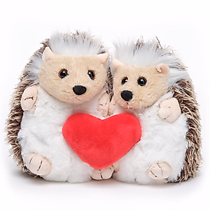 Bearington Hedgehog Stuffed Animal Plush 6 in Ideal for Valentine's Gift for Kids