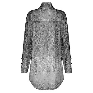 Fall Outfits Women Trendy Womens Clothing Women's Fashion Business Casual Women Black Tops for Women Blue Sweatshirt Long Sleeve Summer Tops for Women Maternity Dress Long Sleeve（5-Gray,X-Large）