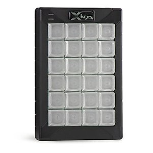 X-keys Programmable USB Keypads and Keyboards (24 Key, Black and White)