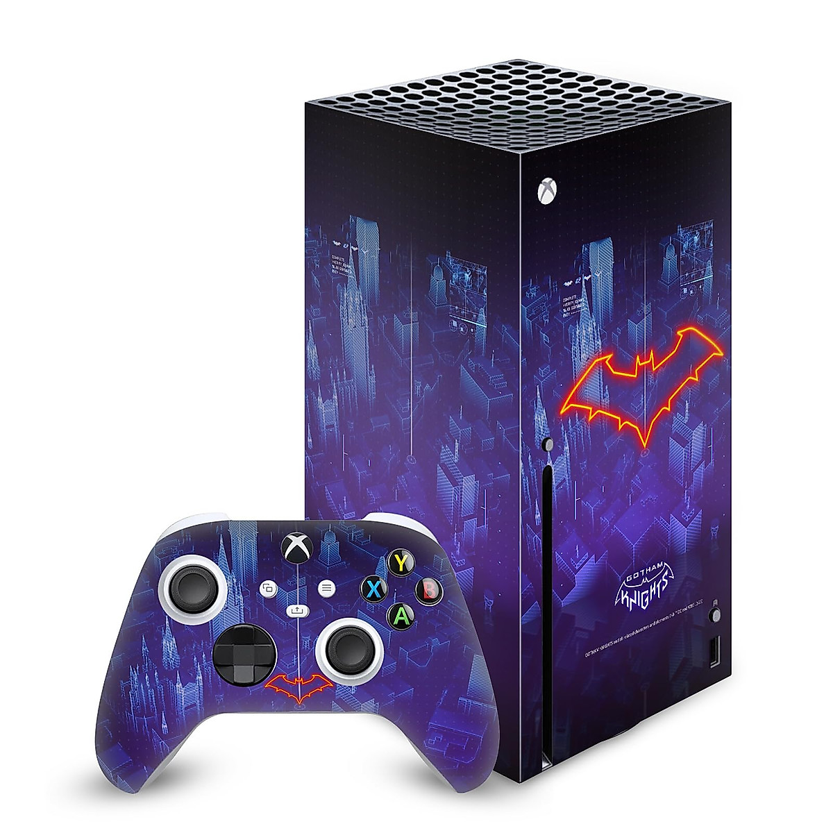 Head Case Designs Officially Licensed Gotham Knights Red Hood Character Art Vinyl Sticker Gaming Skin Decal Cover Compatible With Xbox Series X Console and Controller Bundle