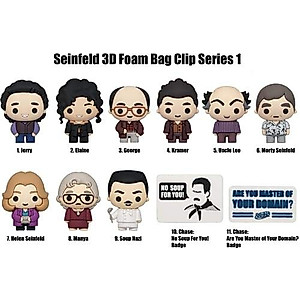 Seinfeld 3D Foam Bag Clip in Blind Bag (SINGLE)