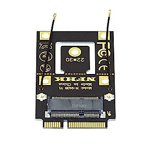 NFHK NGFF M.2 Key-A to Mini PCI-E PCI Express Converter Adapter for 9260 8265 7260 AC Card