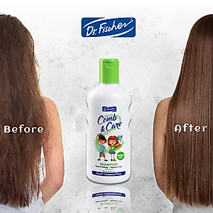 Dr. Fischer 2 in 1 Shampoo and Conditioner for Kids, Toddlers and Babies. Tear Free and Detangle Formula.