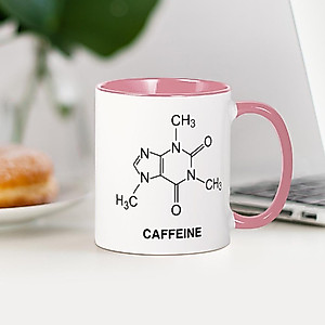 CafePress Caffeine Molecule Mug Ceramic Coffee Mug, Tea Cup 11 oz