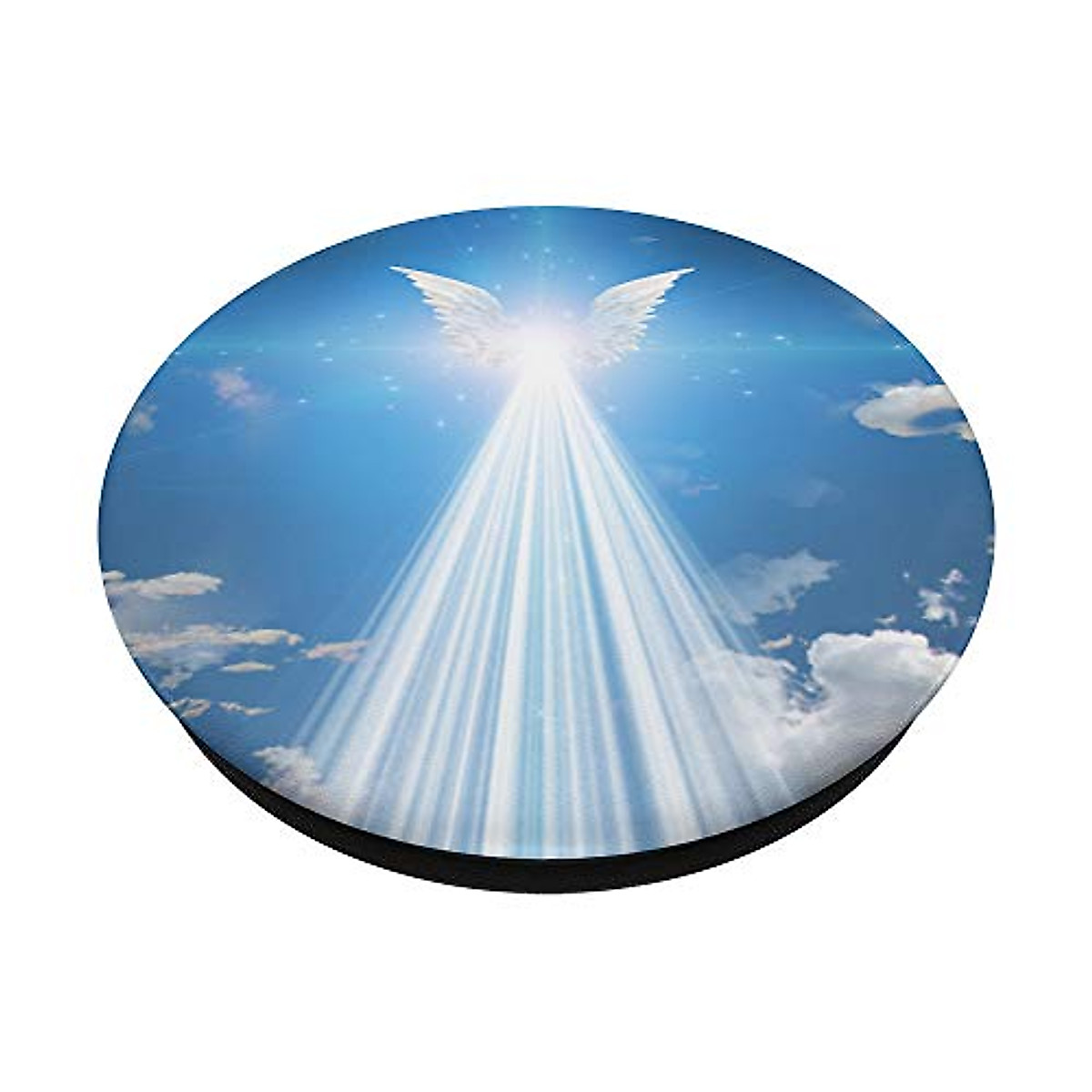 Light From Heaven Wings Of Angels In Blue Sky PopSockets PopGrip: Swappable Grip for Phones & Tablets
