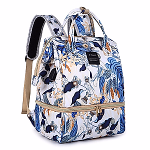 V-COOOL Breast Pump Bag, Cooler and Moistureproof Backpack Double Layer for Working Mom Outdoor, Pump Tote Bag fit Most Breast Pumps