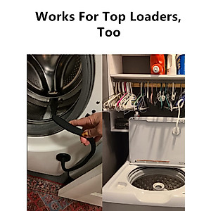 Front Load Washer Door Prop, Magnetic Washing Machine Door Holder, Keep Washer Door Open, Flexible Prop Fits Most Washing Machines