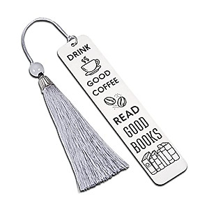 Book Lovers Gifts Bookmark for Women Men Coffee & Books Bookmarks for Book Coffee Lovers Women Birthday Retirement Gifts Bookmarks for Coworker Friends Bookworm Reader Gifts for Teacher Daughter