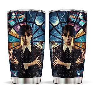 Insulated Stainless Steel Tumbler Cup 20oz with Lid,Straws Double Wall Vacuum Reusable Travel Mugs for Hot/Iced Coffee Tea Wine