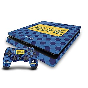 Head Case Designs Officially Licensed Ted Lasso Believe Season 1 Graphics Vinyl Sticker Gaming Skin Decal Cover Compatible With Sony PlayStation 4 PS4 Slim Console and DualShock 4 Controller
