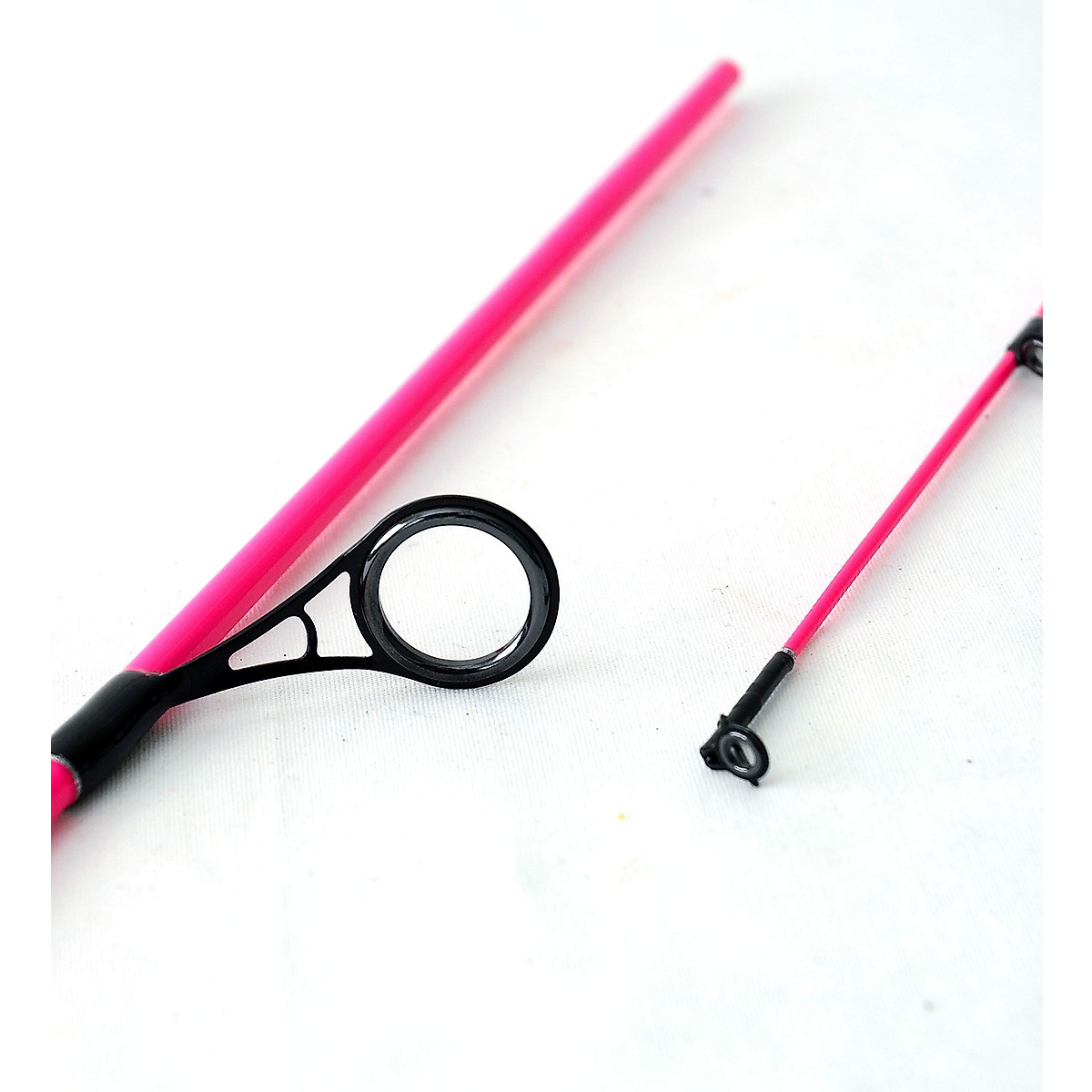 Santiam Fishing Rods Pink Travel Rod 4 Piece 7'0" 4-10lb Light Graphite Spinning Rod