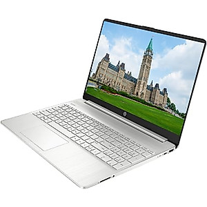 HP 2024 Premium 15'' HD IPS Laptop, Intel 11th Gen i3 Processor Up to 4.10GHz, 12GB RAM, 256GB NVME SSD, Super-Fast WiFi, HDMI, SD Slot, Windows 11(Renewed), Silver