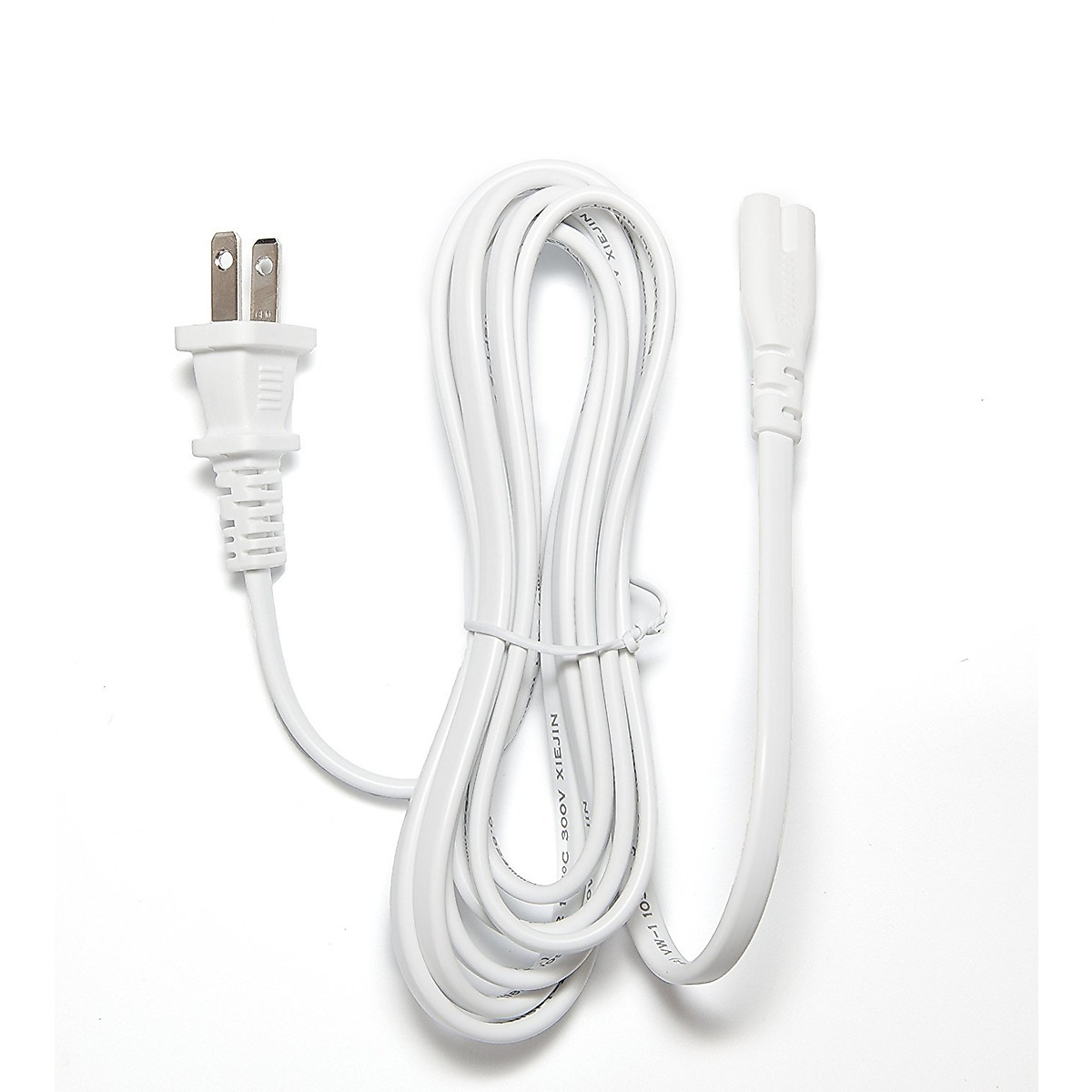 Omnihil (White) 5 Feet AC Power Cord Compatible with Artograph EZ TrAC er Art Projector
