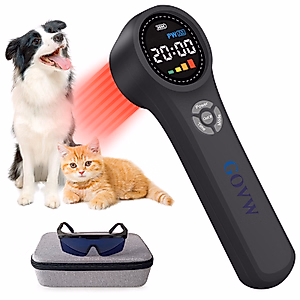 GOVW Cold Laser Therapy for Dogs, 4x980nm+4x810nm+16x660nm, Cold Laser for Horses, Veterinary Laser Therapy Machine, Pet Laser Therapy, Cold Laser Therapy Pain Relief Device for Animals Like Cats