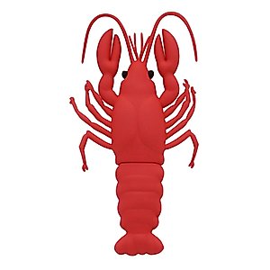 32GB USB 2.0 Flash Drive USB Memory Stick - Cartoon Thumb Drive Red Lobster Pen Drive - FEBNISCTE 3D Animal Shap Zip Drive