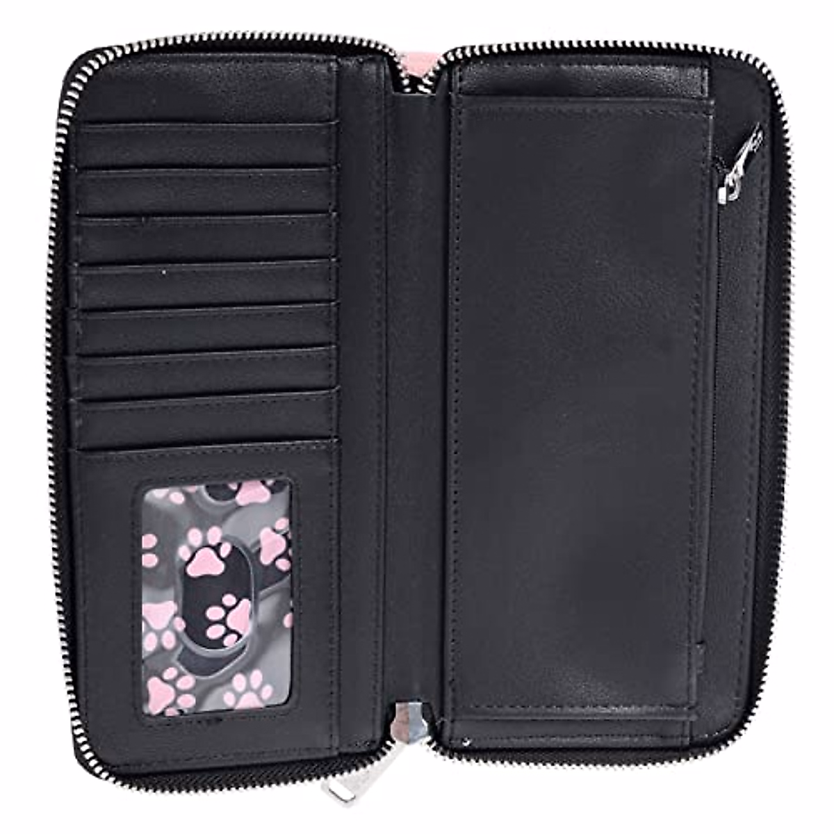 Loungefly Disney Cats Wallet Zip Around Clutch Faux Leather