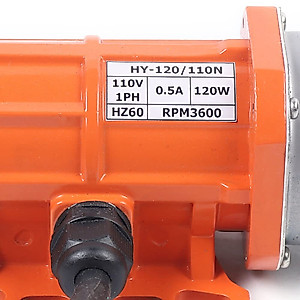 Concrete Vibrator Vibration Motor AC 110V 120W Electric Vibrating Motor Single Phase 3600 RPM Asynchronous Vibration Motor 6.6ft Cable for Shaker Table