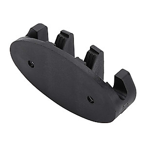 Zig Zag Cleat, Boat Folding Cleat 3.5 * 0.9 * 1.7 Inch Plastic Nylon Kayak Marine Dock Cleats for Canoes Boat Deck Marine Fishing Rigging Accessories (Black)