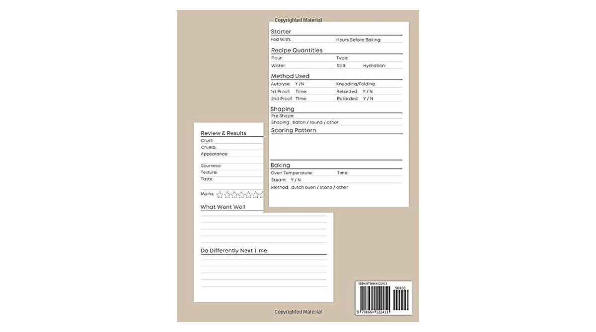 Sourdough Log Book for Bakers | Track & Improve Your Bread