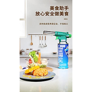 Maxsun Butane Torch,Culinary Torch with Safety Lock & Adjustable Flame for Cooking MS-T5 (Butane Canister not Included)