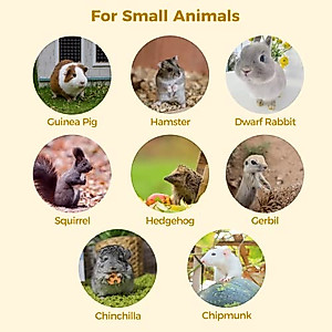 COSYOO Hamster Bedding, Natural Dried Flower Herb Bedding, Decorative Bedding for Small Animal Habitats, Odor Absorbing Fragrant Plant Bedding for Hamsters, Guinea Pigs, Gerbils, Chinchillas